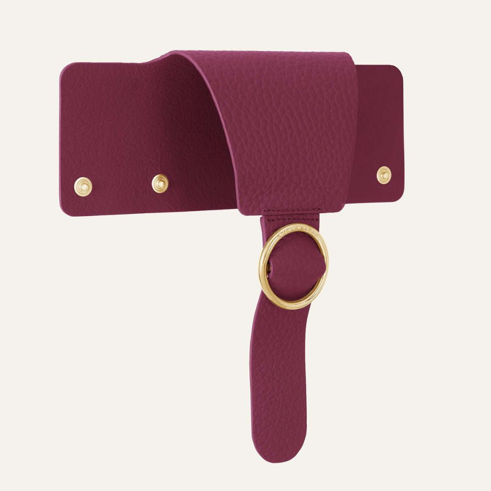 Tansy Tote | Cherry with Gold hardware | Sarah Haran Luxury Handbags ...