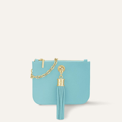 Mini P Backpack in Tiffany Mint with Gold hardware | Sarah Haran Luxury ...